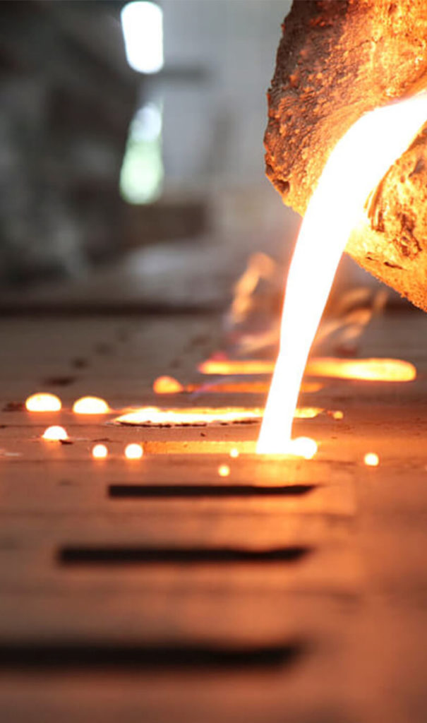 moulage-sable-technique-elaboration-metal-cuivre - Delta Metal